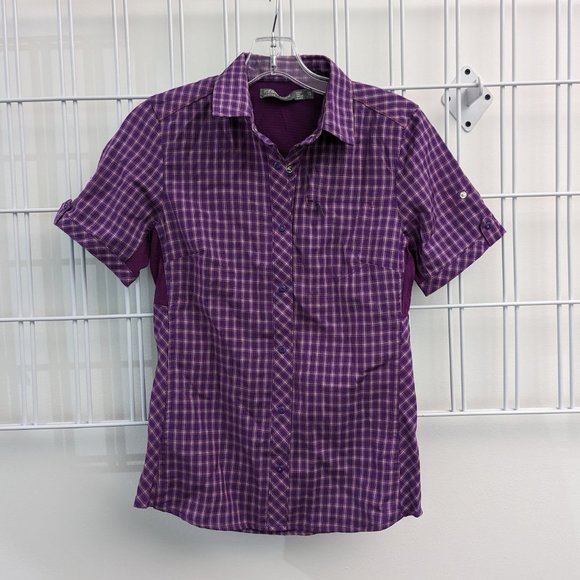 Icebreaker | Tops | Euc Icebreaker Merino Wool Button Up Short Sleeve ...